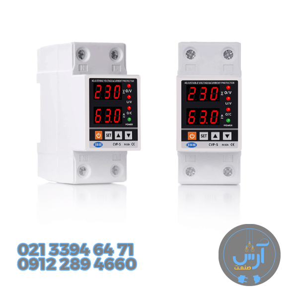 محافظ ولتاژ و آمپر JBH تکفاز 63 آمپر